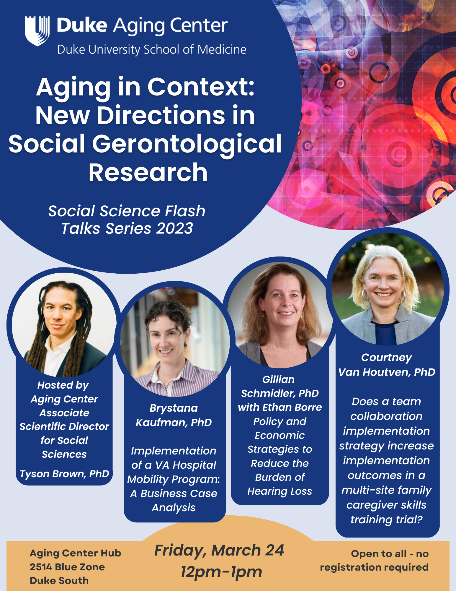 Aging in Context: New Directions in Social Gerontological Research | Duke Center for the Study ...